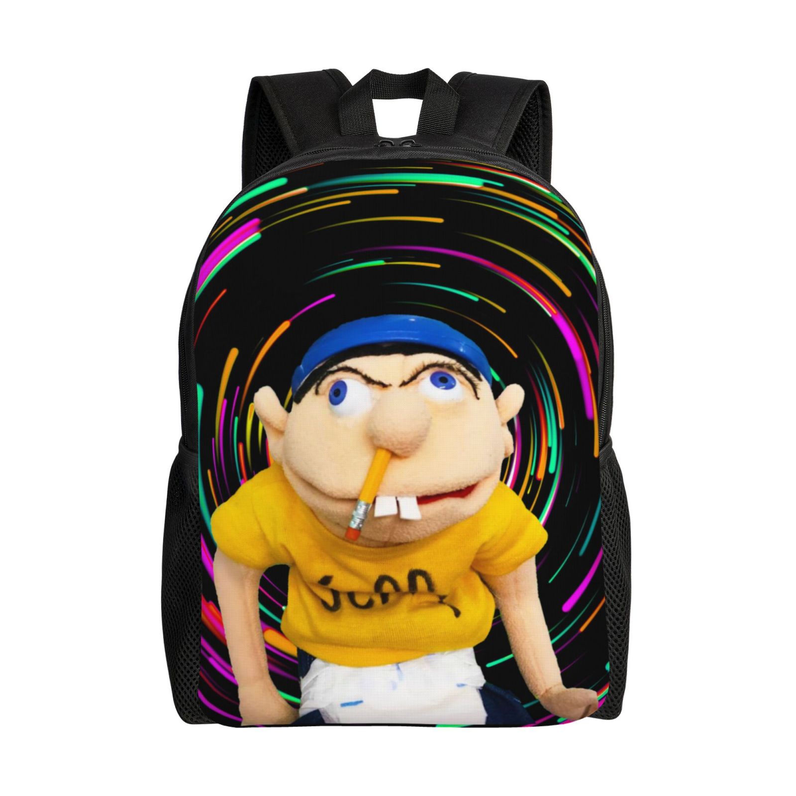 SML Movie Jeffy Backpack Laptop School Bag Student Satchel Lightweight ...