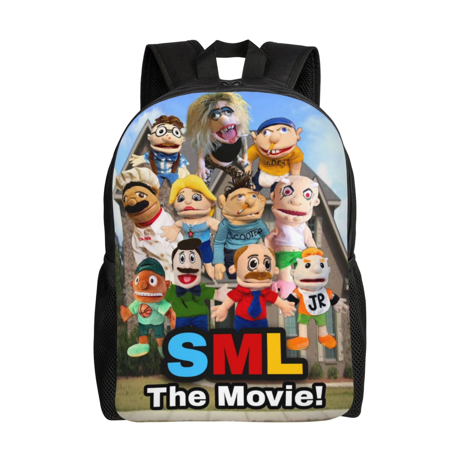 SML Movie Jeffy Backpack Laptop School Bag Student Satchel Lightweight ...