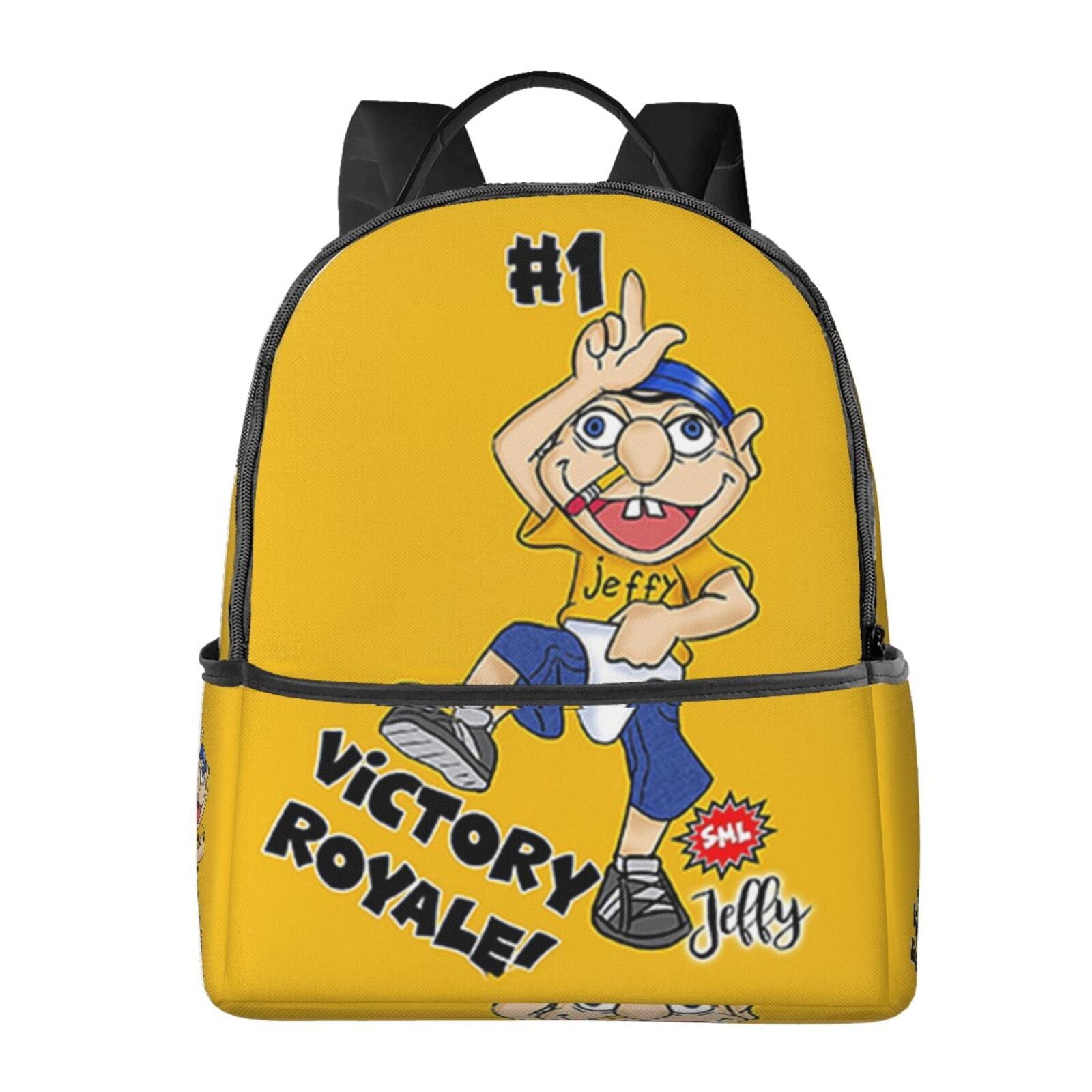 SML Movie Jeffy Backpack School Bag Bookbag Satchel Large Capacity ...
