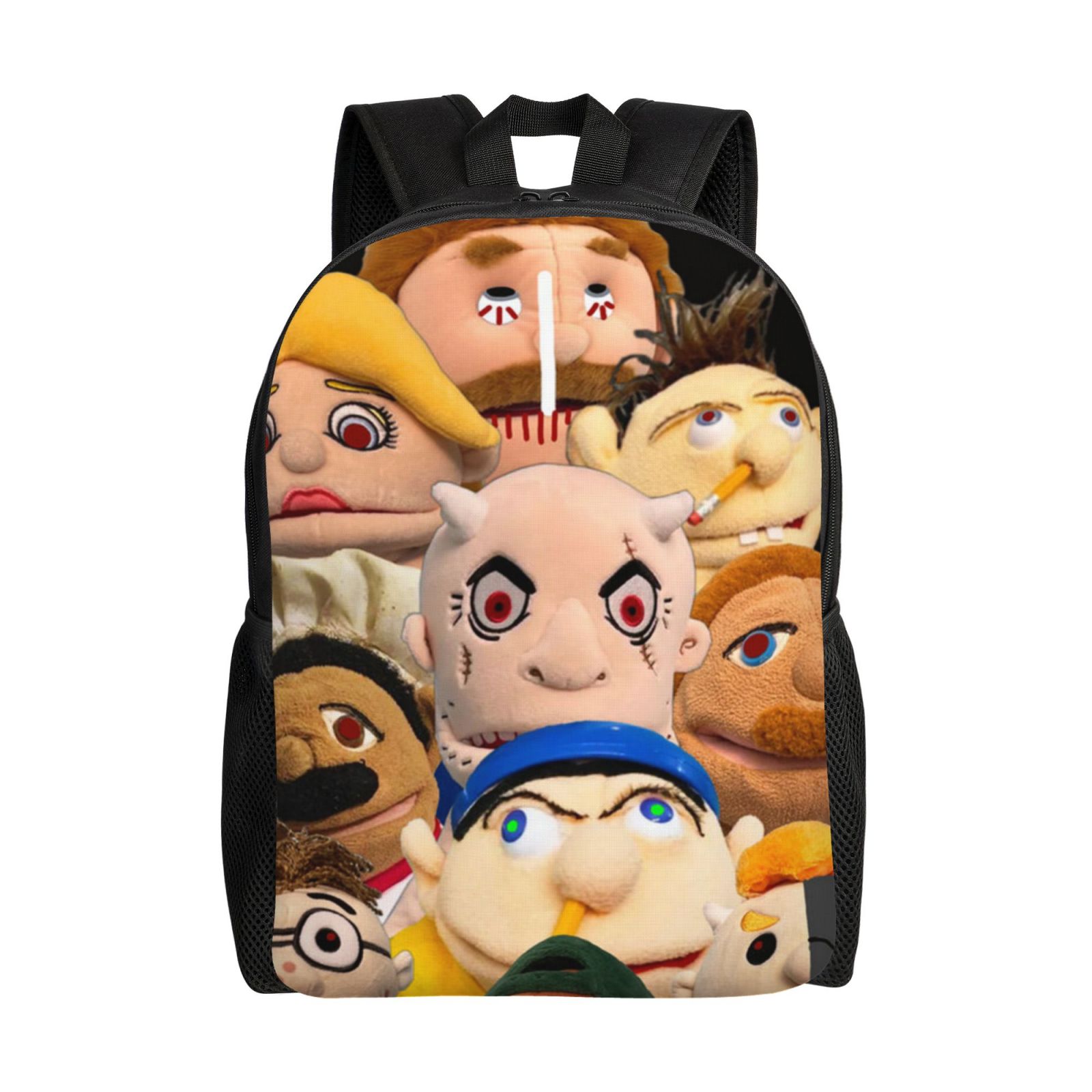 SML Movie Jeffy Characters Backpack Laptop School Bag Student Satchel ...