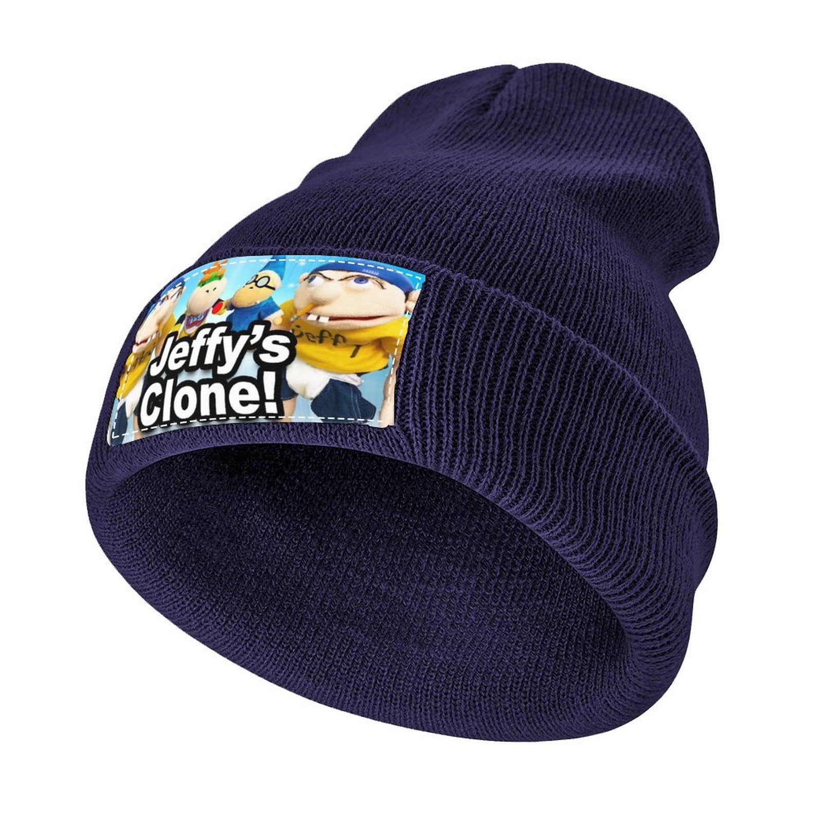 SML Movie Jeffy Game Stretchable Knitted Beanie Hat Daily Winter ...