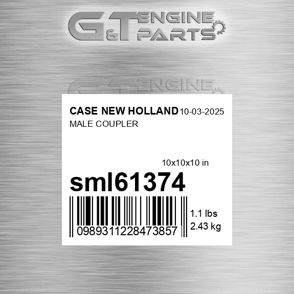 SML61374 MALE COUPLER fits CASE NEW HOLLAND (New OEM) - Walmart.com
