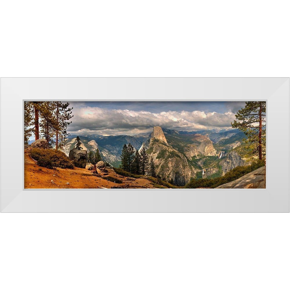 SMO 18x9 White Modern Wood Framed Museum Art Print Titled - Panoramic ...