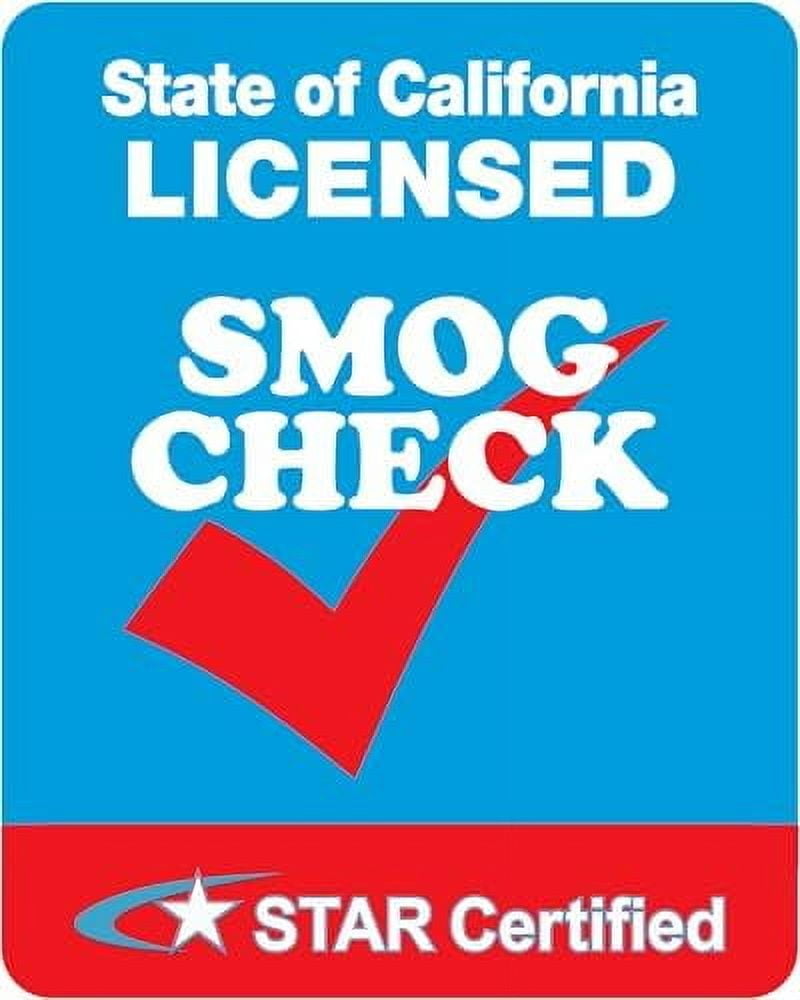 SMOG Check Certified Station Sign - Single-Faced - 24x30 - Non ...