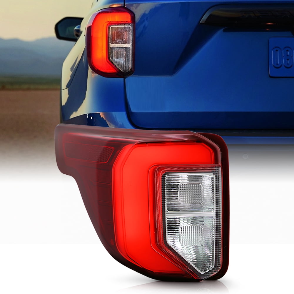 [SMOKE RED LED Tail Light] For 2020-2023 Ford Explorer ST / ST Line ...