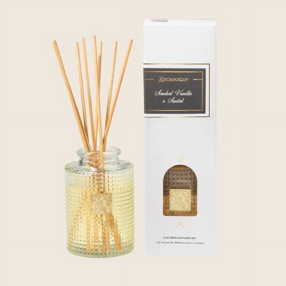 Smoked Vanilla and Santal Aromatique Reed Diffuser Gift Set Glass ...