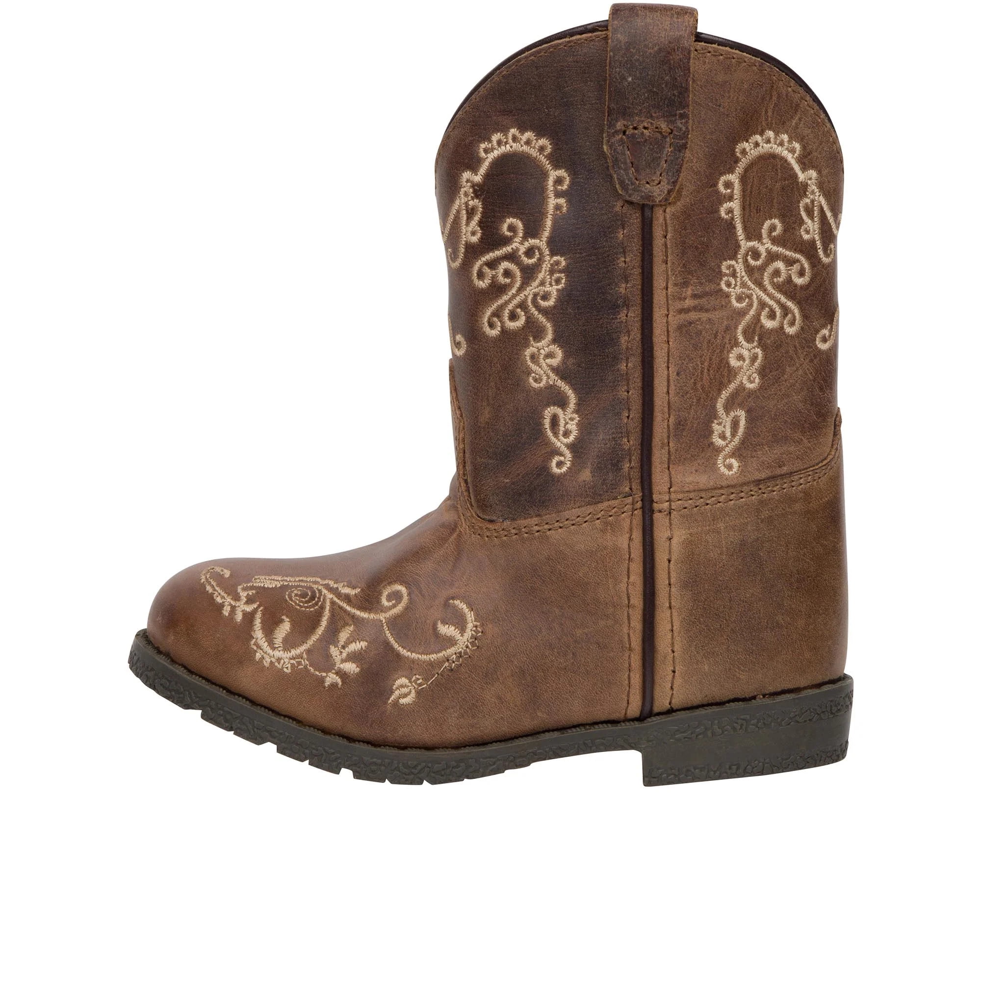 SMOKY MOUNTAIN BOOTS Girl HOPALONG Western Boots, Color: Brown Waxed ...