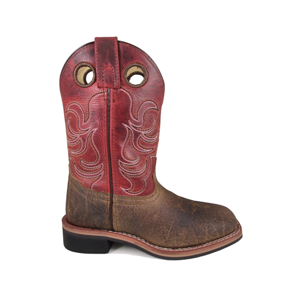 SMOKY MOUNTAIN BOOTS Kids' Unisex Jesse Western Boots, Color: Brown ...