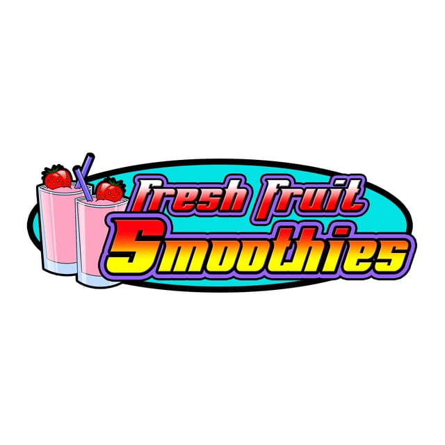 SMOOTHIES Concession Decal drink fruit smoothie sign - Walmart Business ...