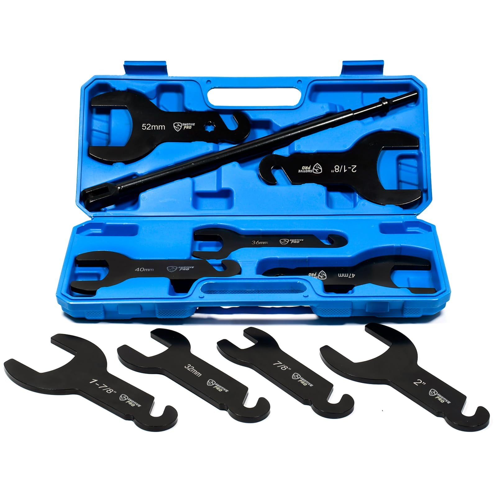 SMOTIVEPRO 10Pcs Pneumatic Fan Clutch Wrench Set Removal Tool Kit, Auto ...