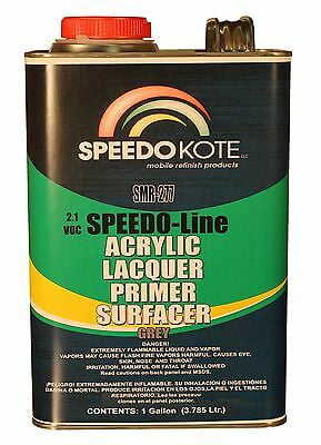 SMR-277 Fast Dry High Build Acrylic Lacquer Primer, 2.1 voc, Gray ...