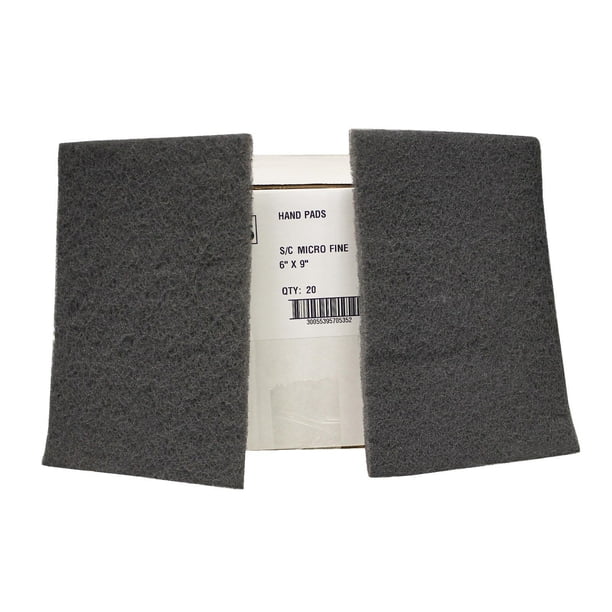 SMR-935 Grey Micro Fine Scuff Pads - Walmart Business Supplies