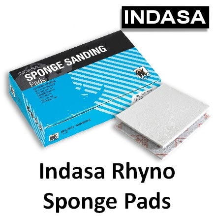 Buy Indasa Rhyno Single Sided Sponge Hand Sanding Pads, 3000 Series ...