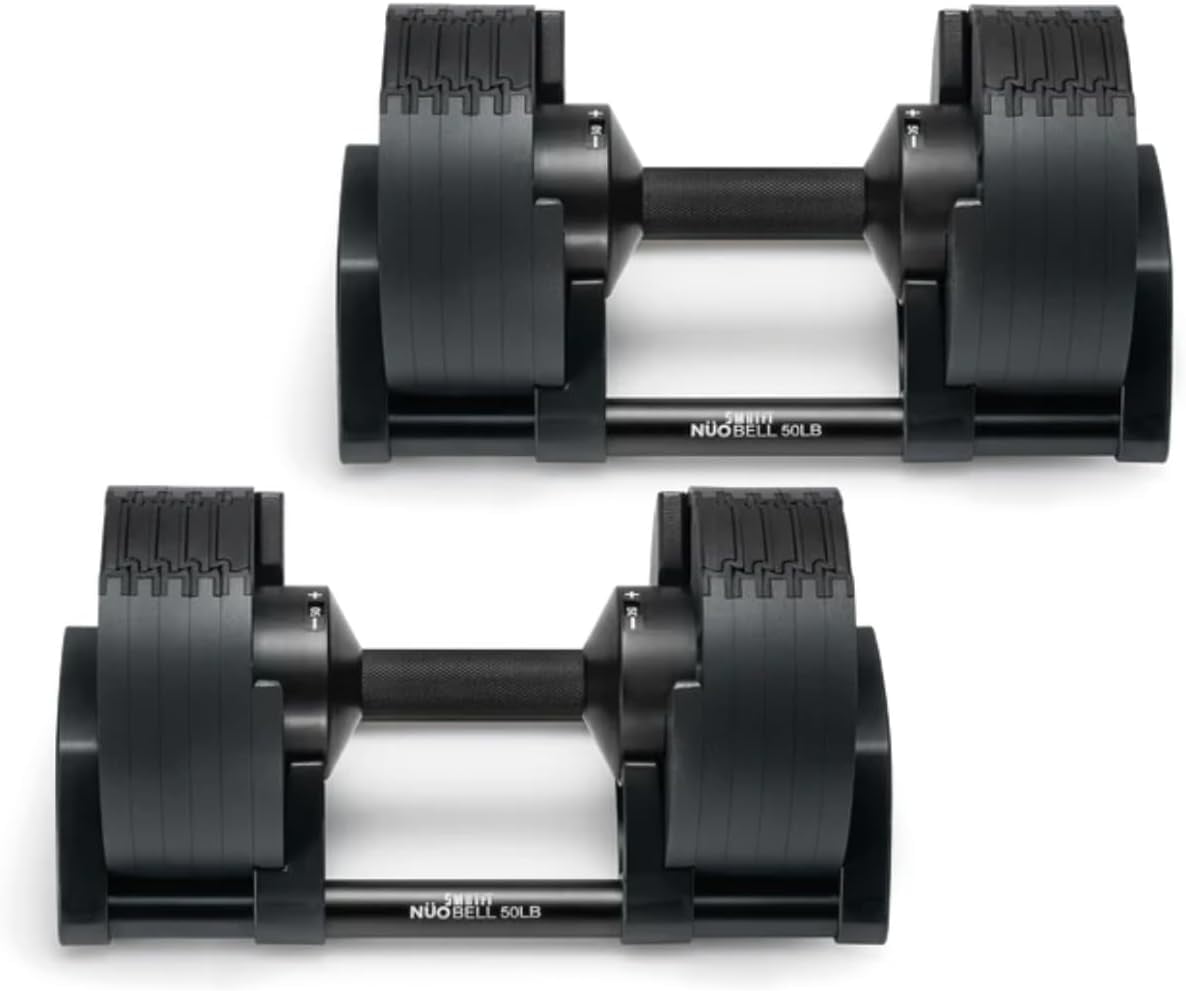 SMRTFT NUOBELL Adjustable Dumbbells | The Original All-in-One NUOBELL ...