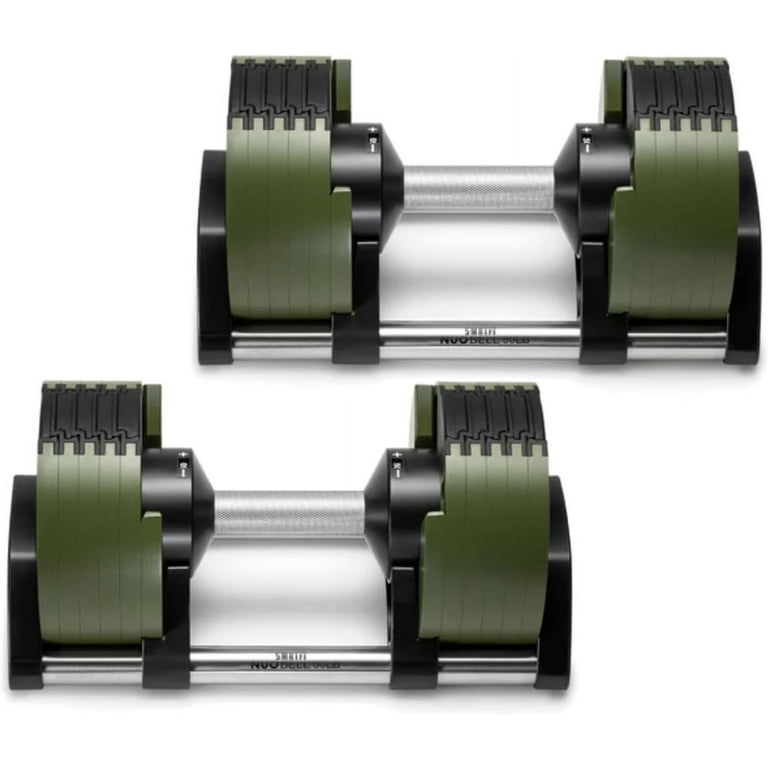 SMRTFT Nuobell 50lb Adjustable Dumbbell Set