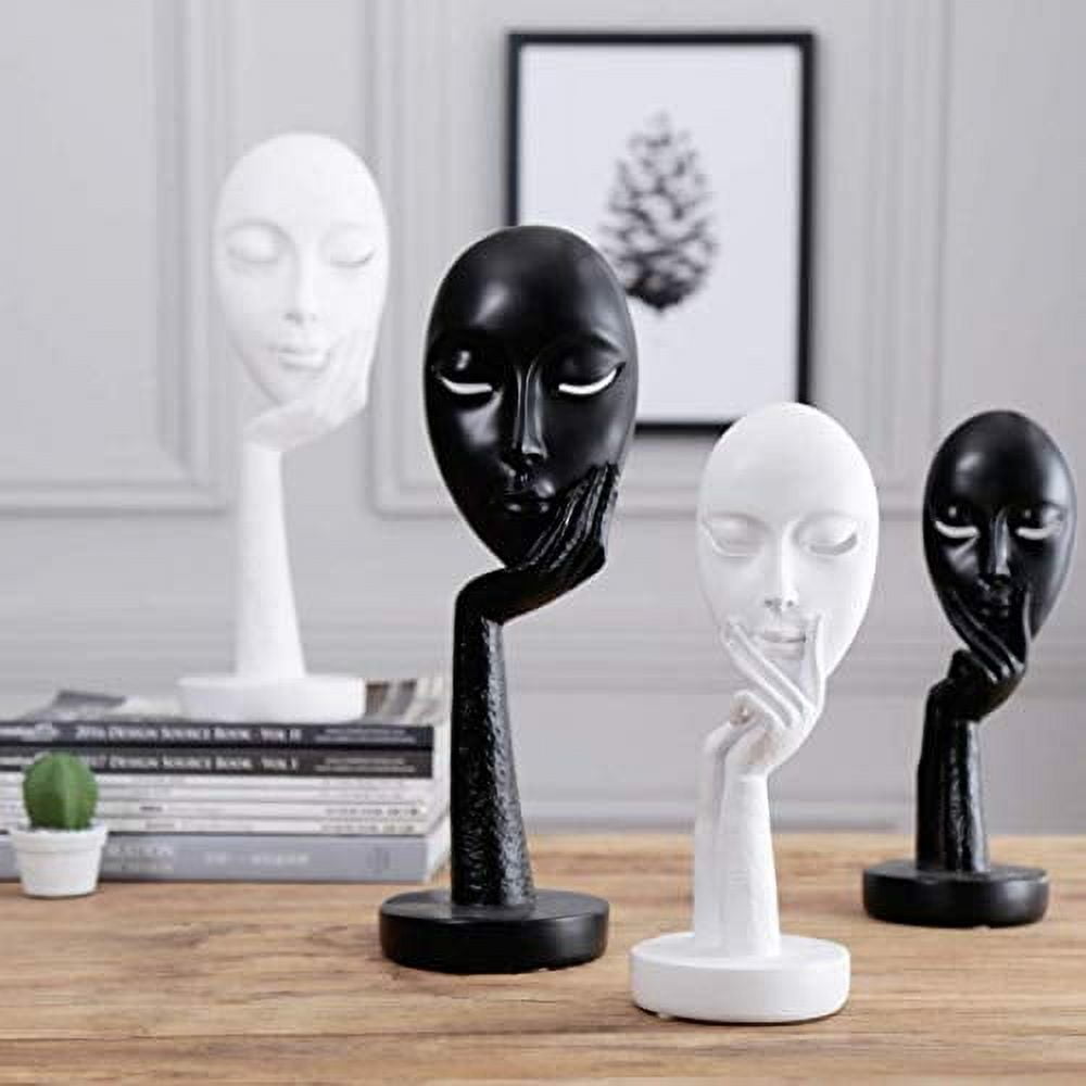 SMRTHMRT Modern and Simple Woman Figure Figurine,Face Statues & Hand ...