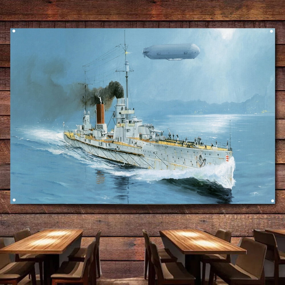 SMS Seydlitz Battleship Wall Art Banners Hanging Flags Wall Chart ...
