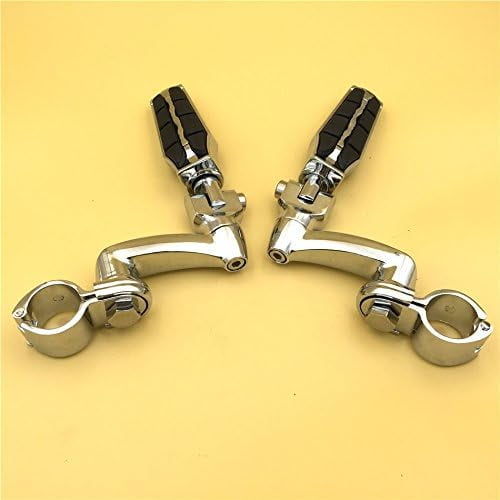 SMT-Chrome Adjustable Highway Peg Mounting Kit with Footpeg Footrest ...