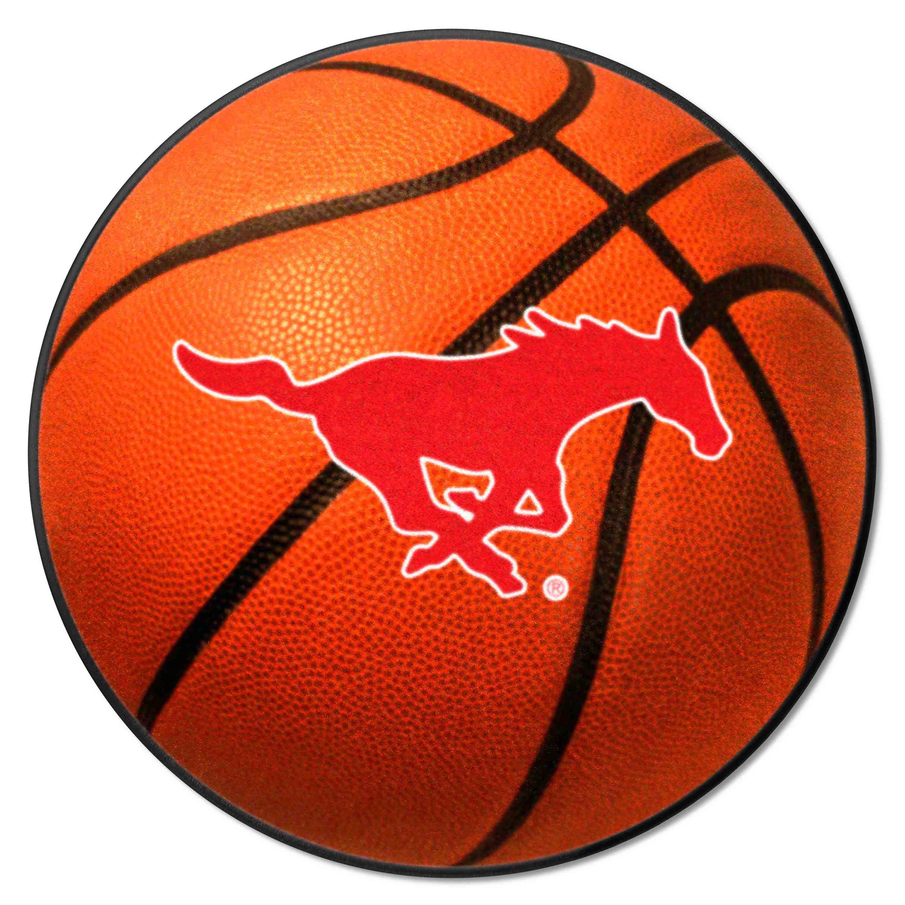 SMU Basketball Mat 27" diameter - Walmart.com