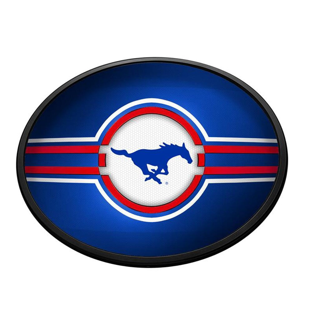 SMU Mustangs 18'' x 14'' Slimline Illuminated Wall Sign - Walmart.com