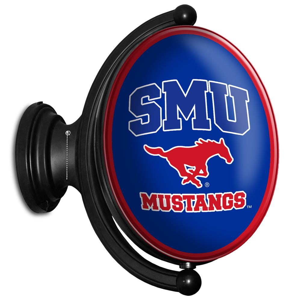 SMU Mustangs 23'' x 21'' Illuminated Rotating Wall Sign - Walmart.com