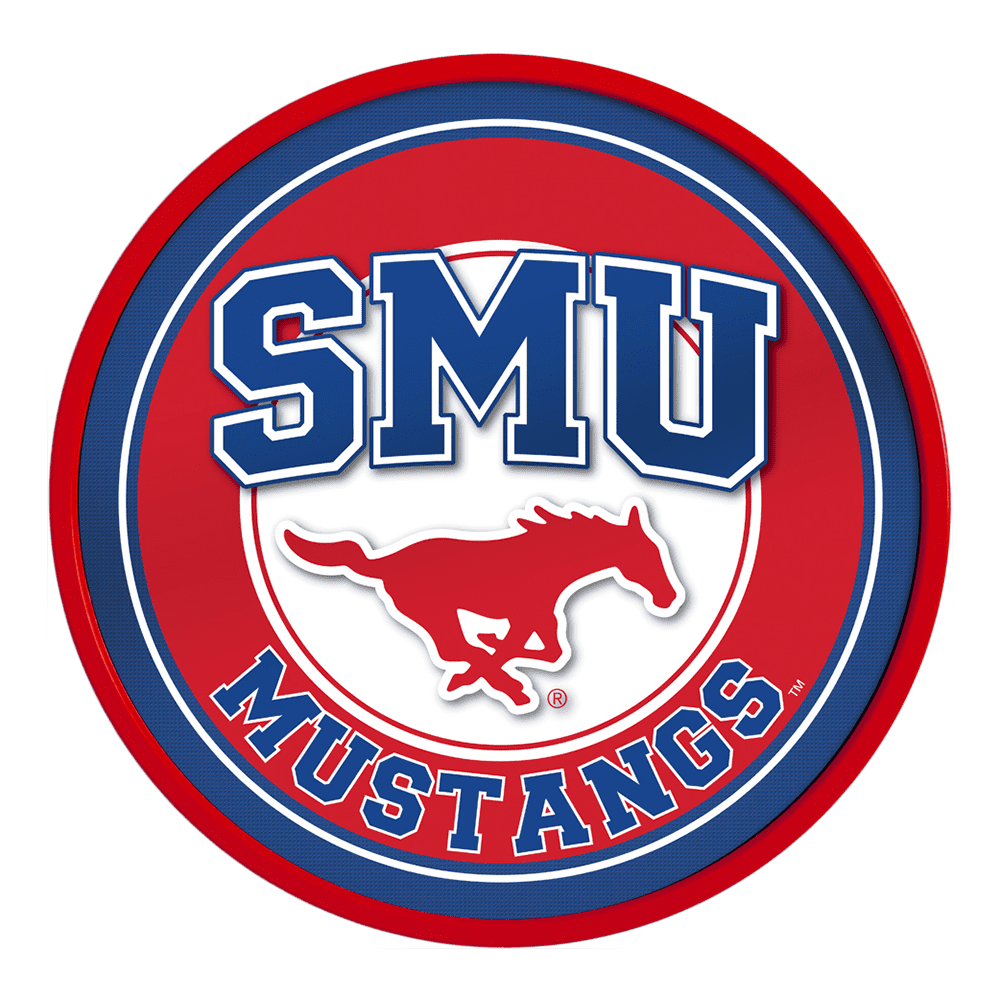 SMU Mustangs: Modern Disc Wall Sign - Walmart.com
