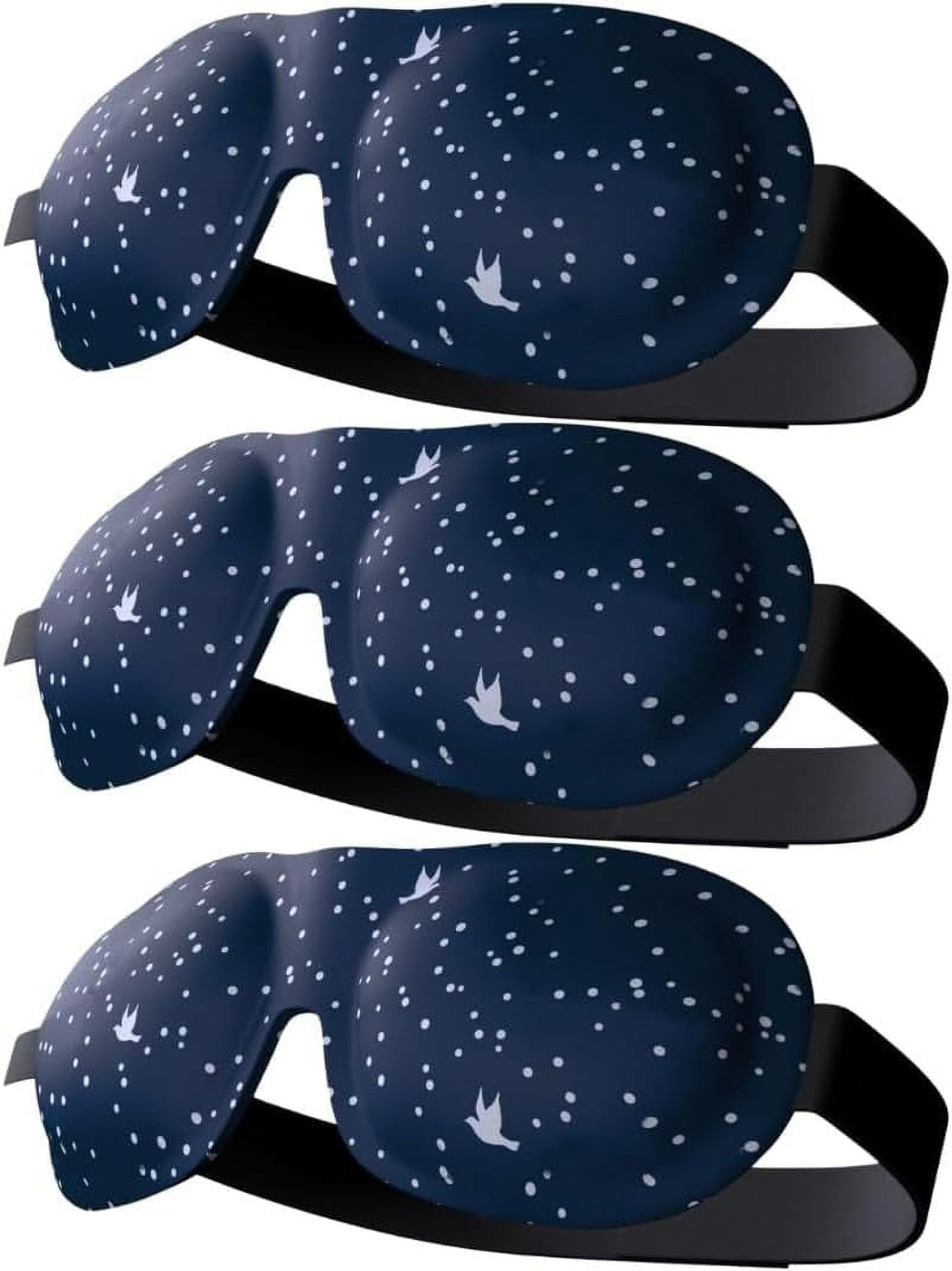 SMUG 100% Blackout Deep Sleep Mask, Adult, Contoured 3D Lash Protector ...