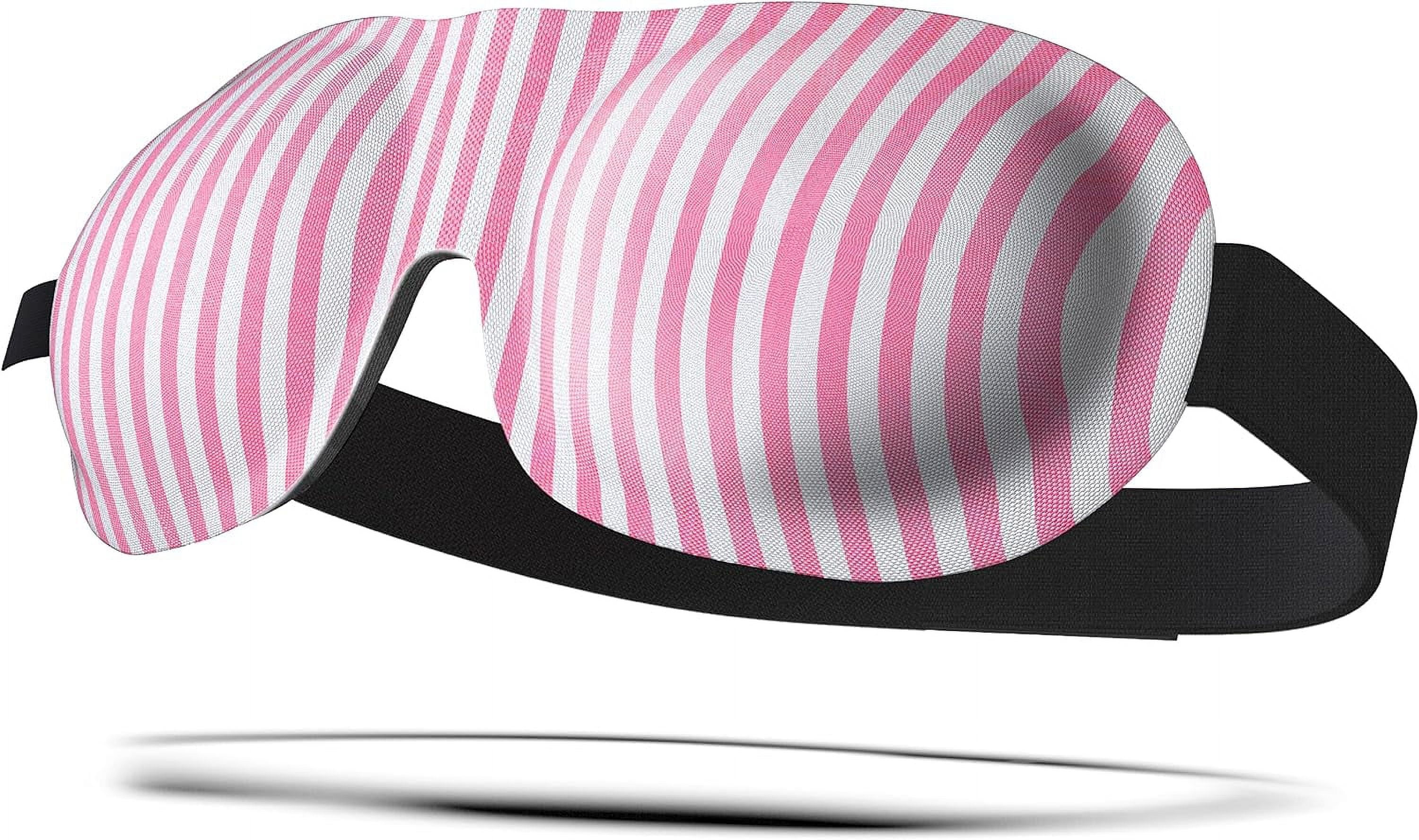 SMUG 100% Blackout Deep Sleep Mask, Adult, Contoured 3D Lash Protector ...