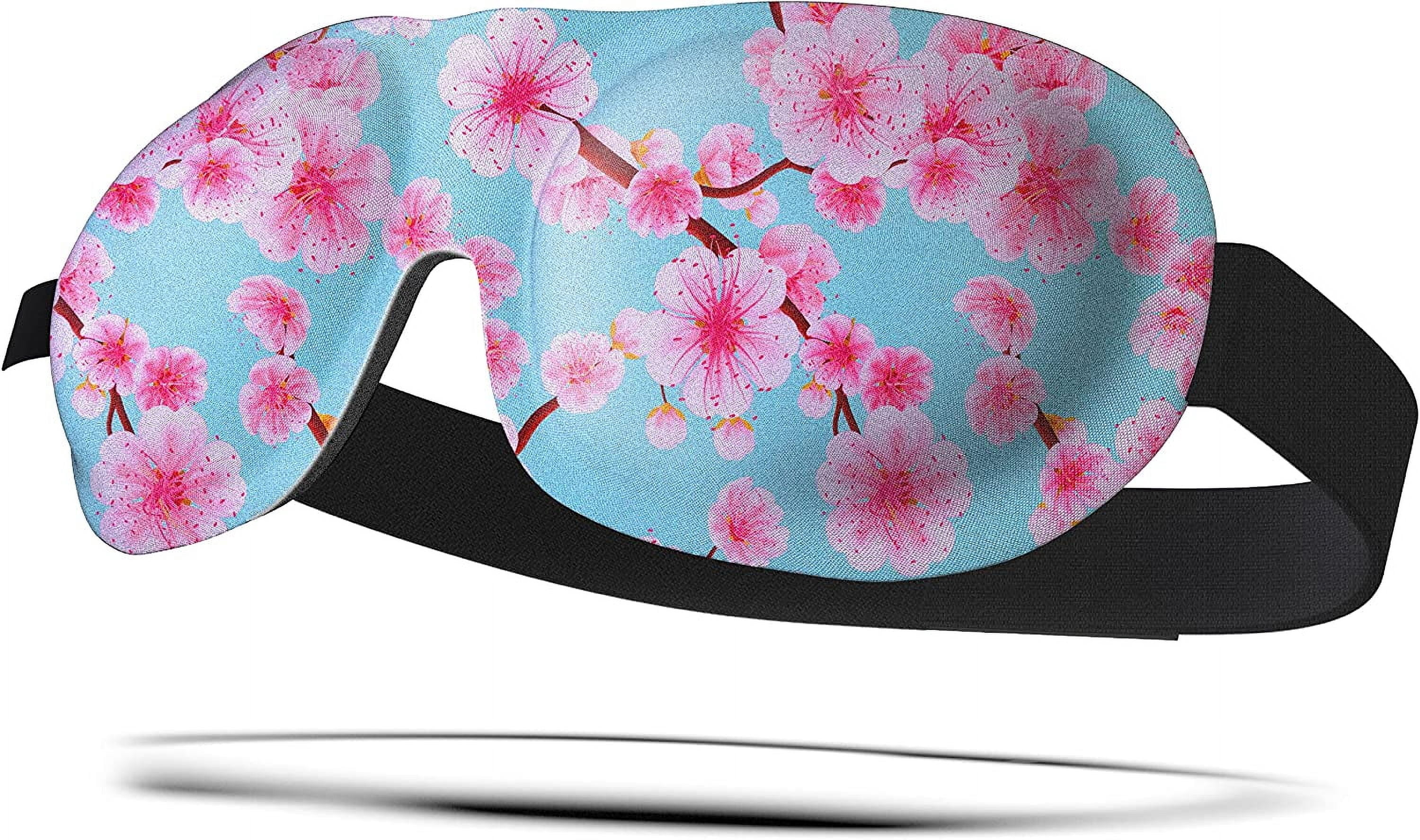 SMUG 100% Blackout Sleep Mask, Adjustable Velcro Strap, Contoured ...