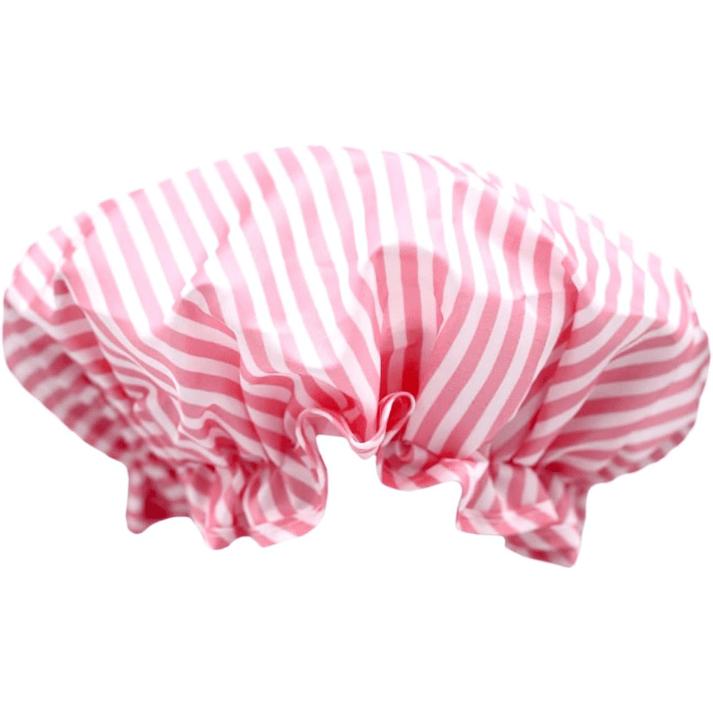 SMUG Reusable Shower Cap, Waterproof Double-Layer for Long Hair, Candy ...