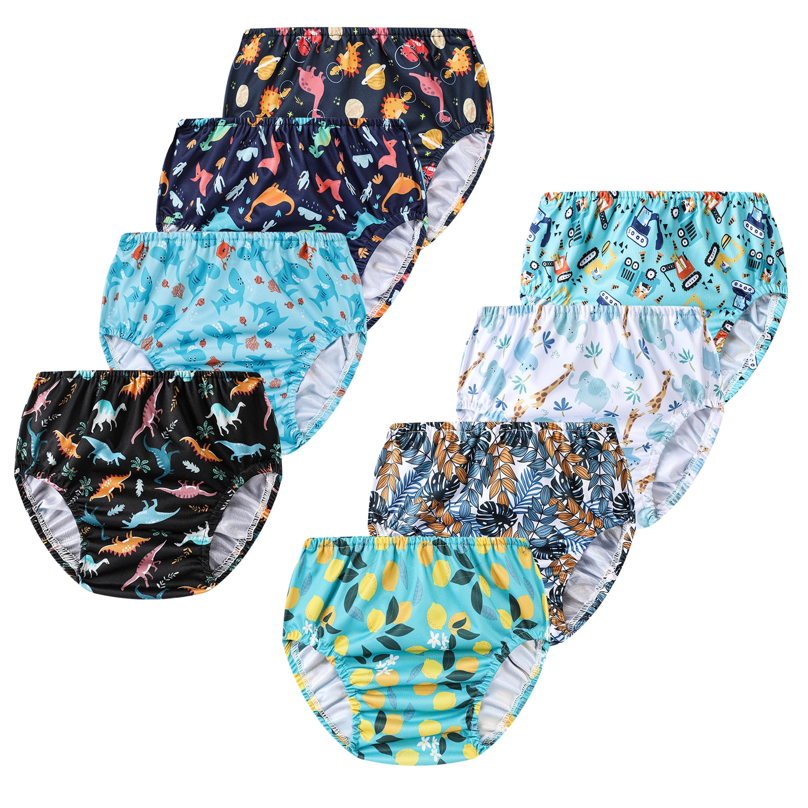 SMULPOOTI 8 Packs Plastic Underwear Covers for Potty Training Rubber ...