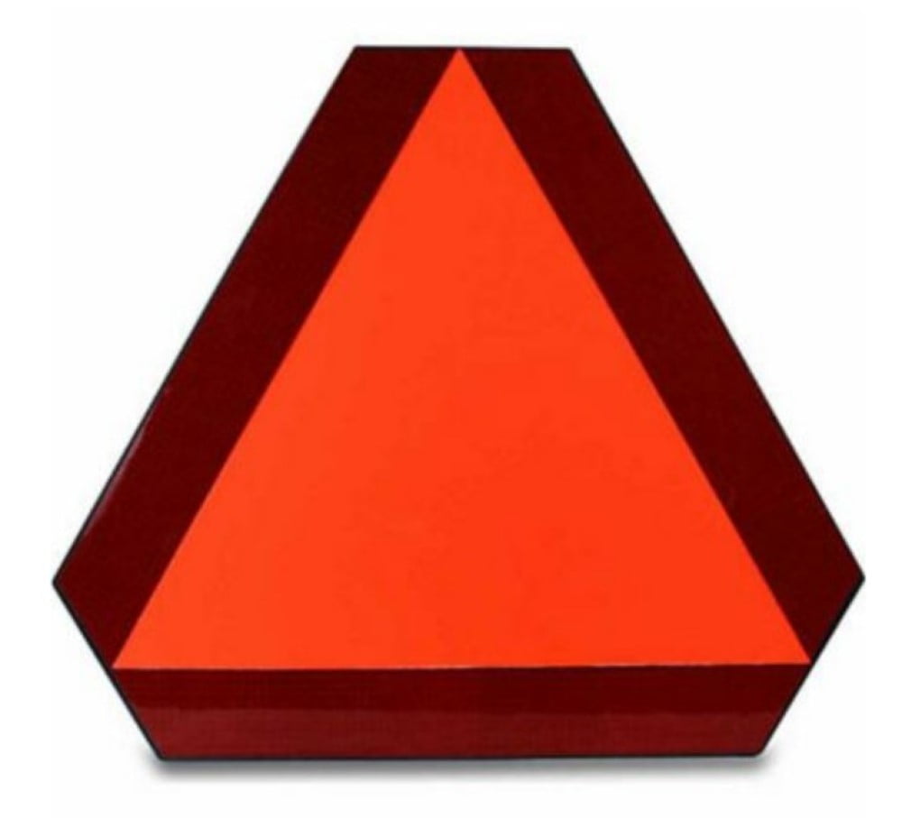 SMV Industries 2FP-C Slow Moving Vehicle Emblem Decal, ASAE 276.8 ...