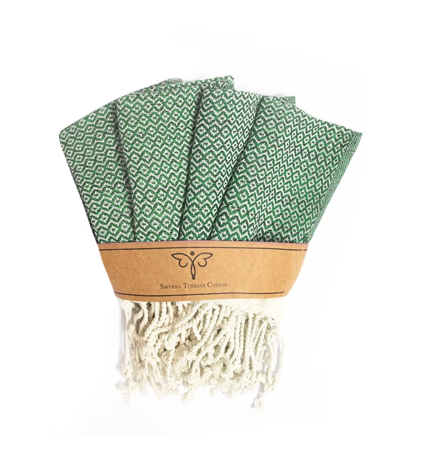SMYRNA TURKISH COTTON Vintage Series Kitchen Dish Towels Pack of 4 ...