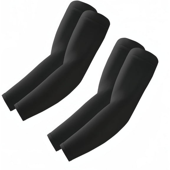 4 Pairs Arm Sleeves, Cooling UV Sun Protection Sports Compression ...