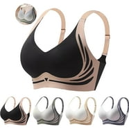 Daystry Lace Vertical Stripe No Underwire Full Coverage Comfort ...