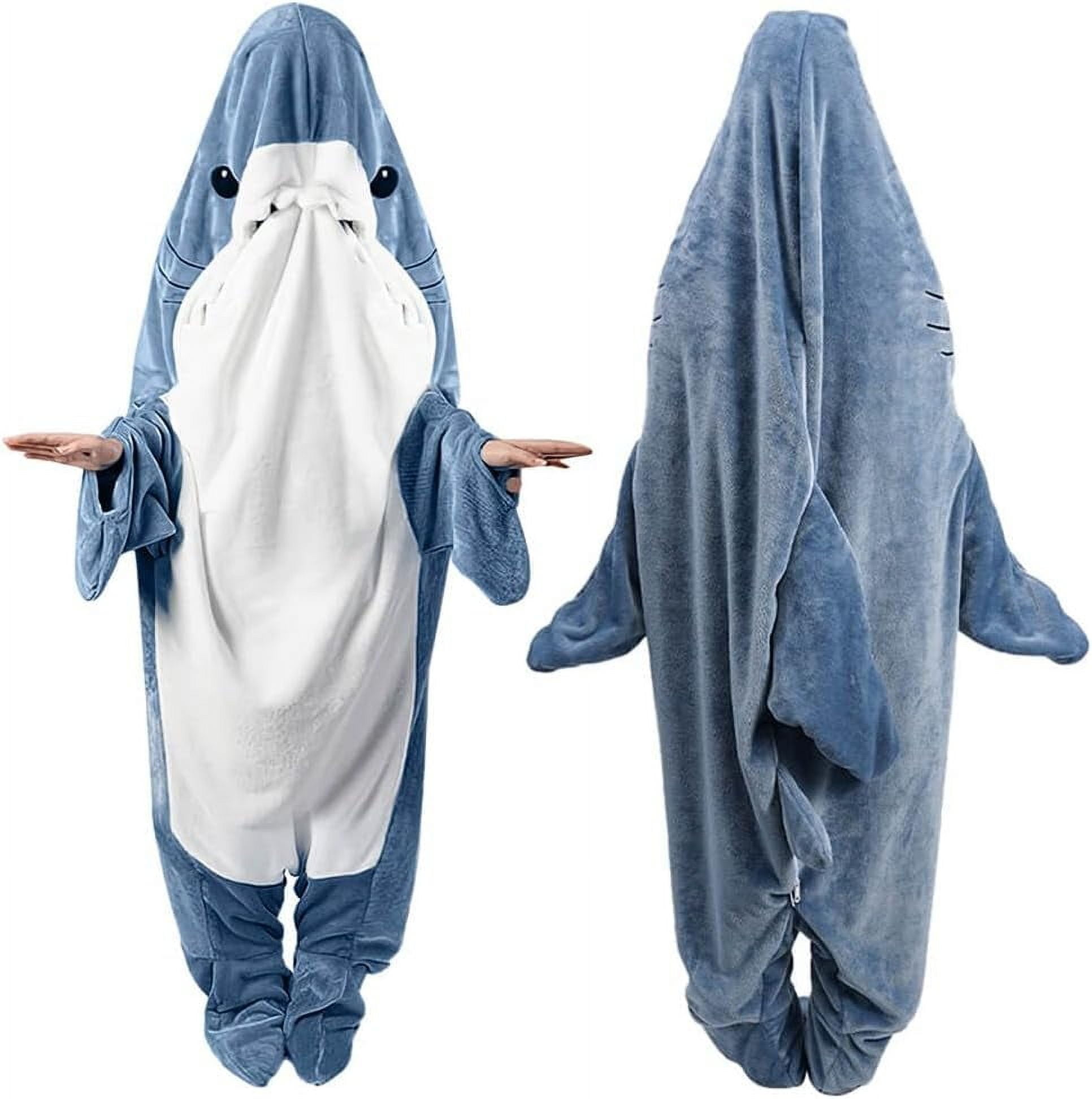 SMZ Shark Blanket, Shark Onesie, Shark Blanket Hoodie Onesie, Shark ...