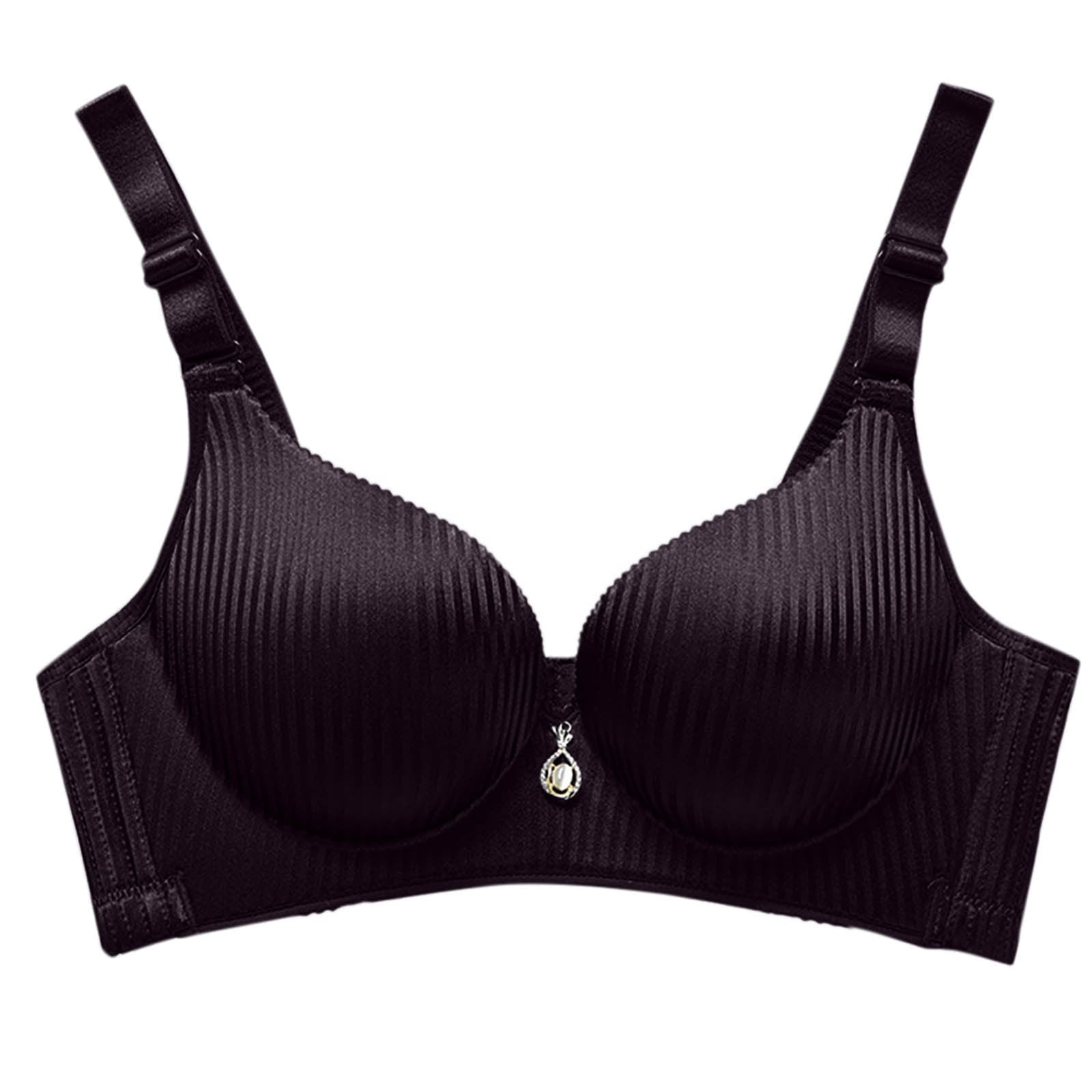 SMihono Ambrielle Bras for Women Sports Front Buckle No Underwire Daisy ...