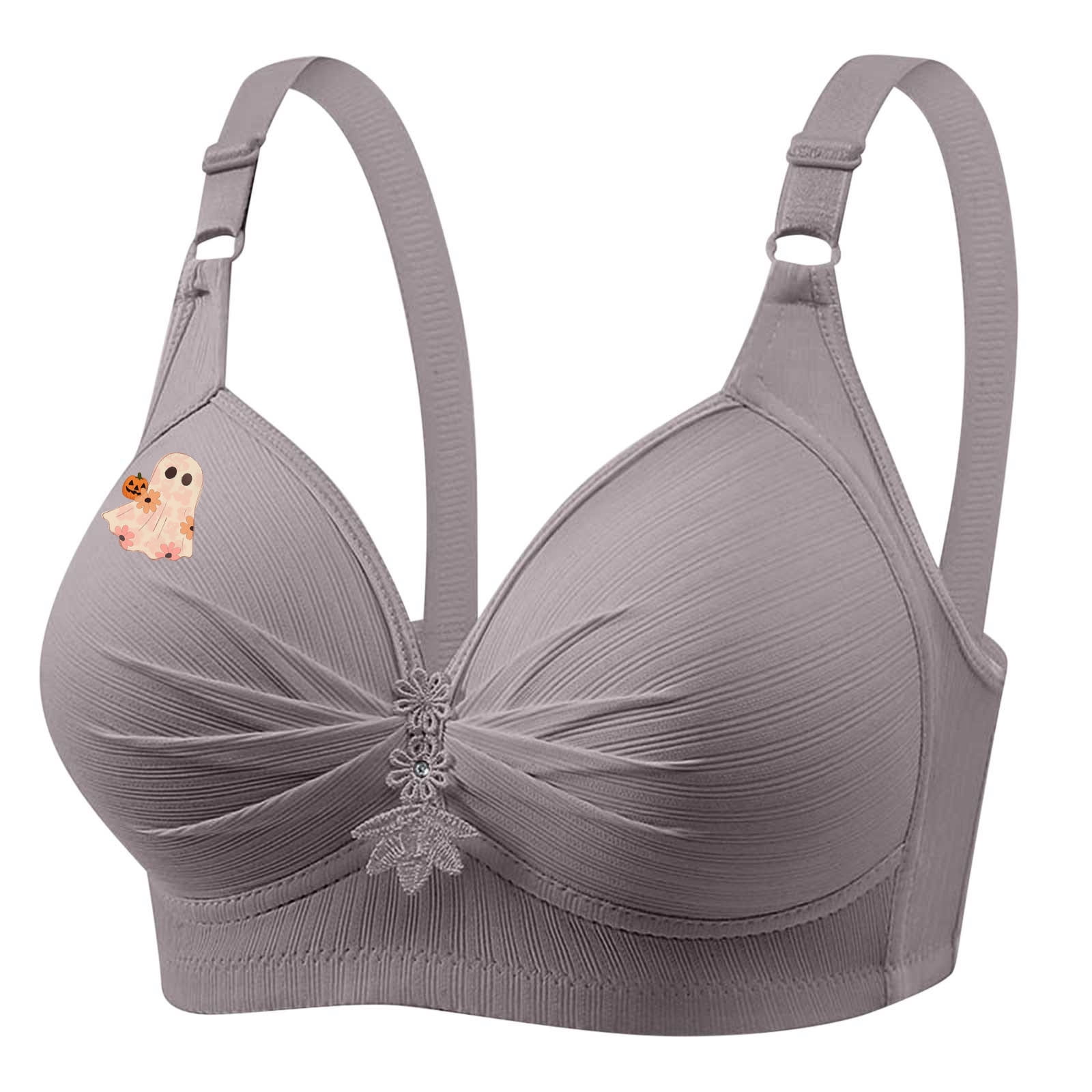 SMihono Bras for Women No Underwire Supportive Everyday Bras Cute Ghost ...