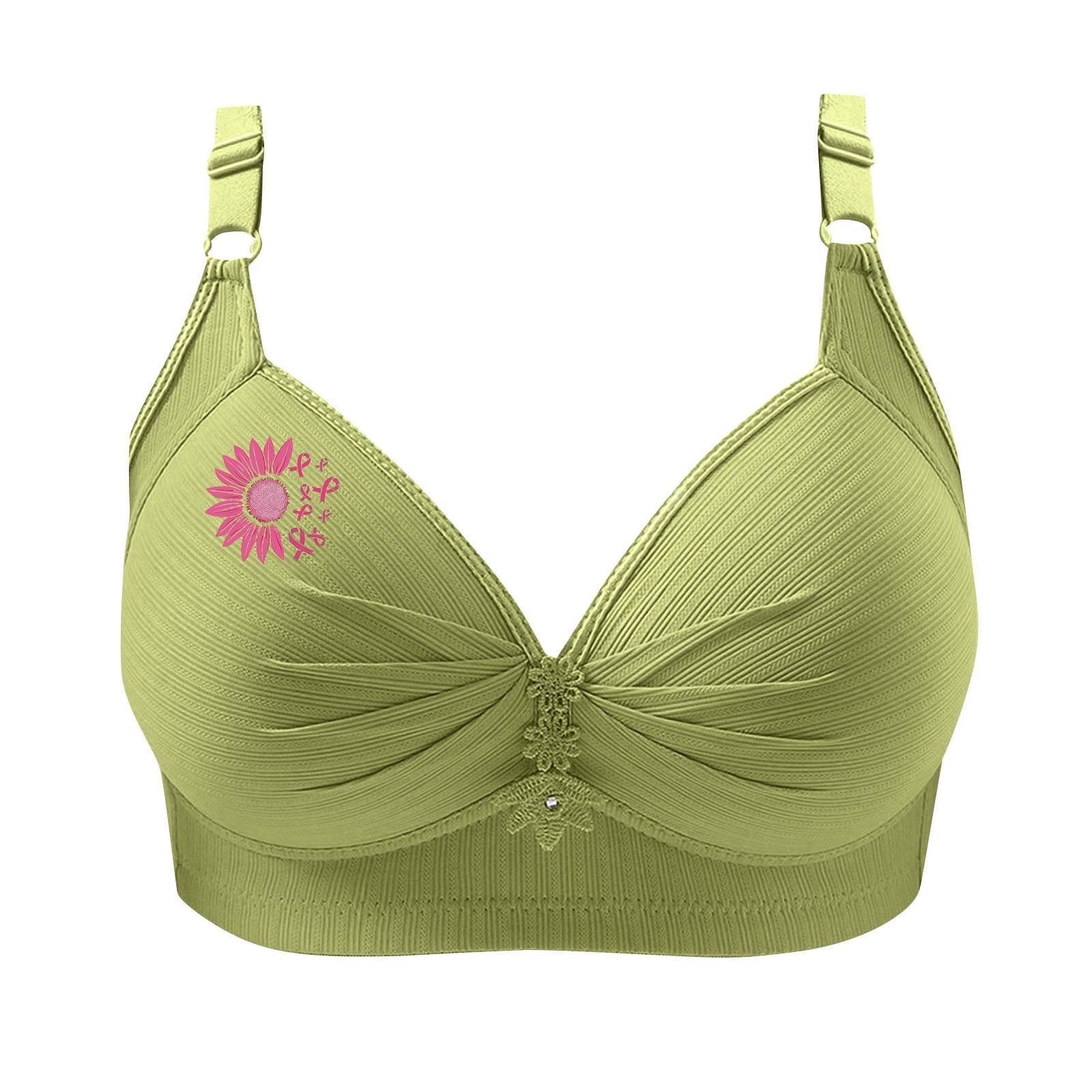 SMihono Cervical Cancer Awareness Bra for Older Women for Sagging ...
