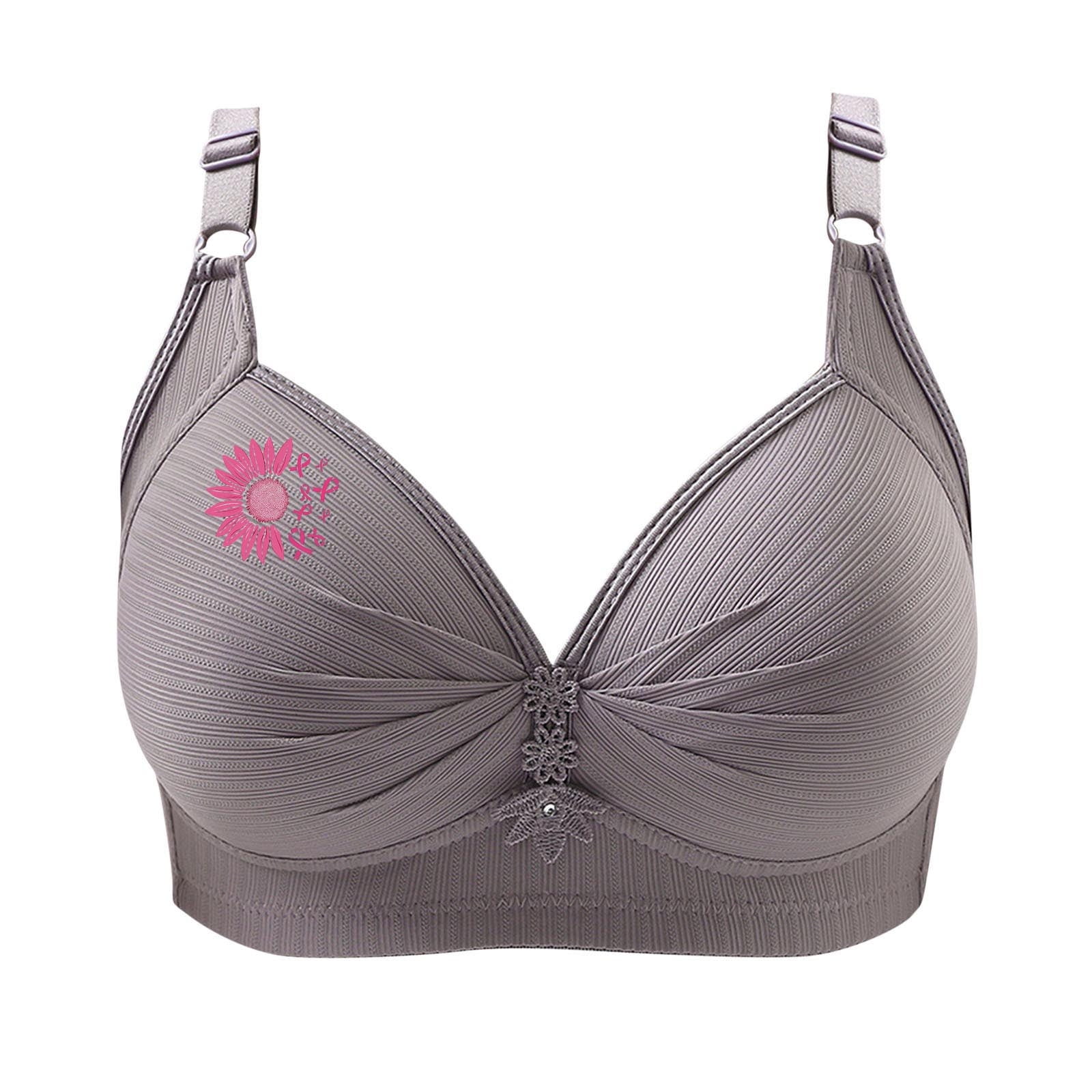 SMihono Cervical Cancer Awareness Bra for Older Women for Sagging ...