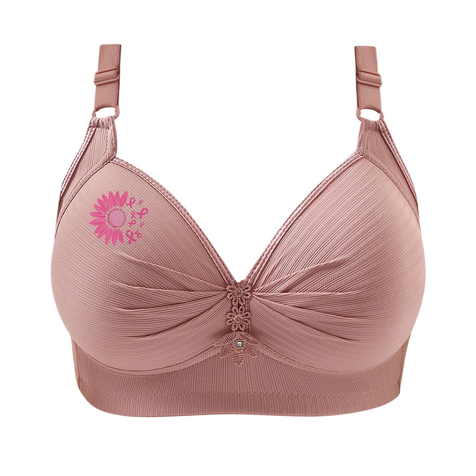 SMihono Cervical Cancer Awareness Bra for Older Women for Sagging ...