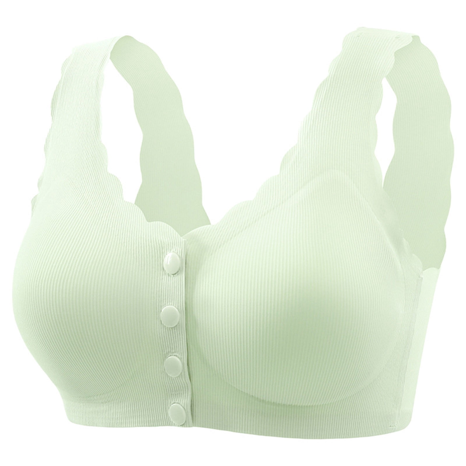 SMihono Daisy Bras for Older Women Front Closure Bras Full Coverage ...