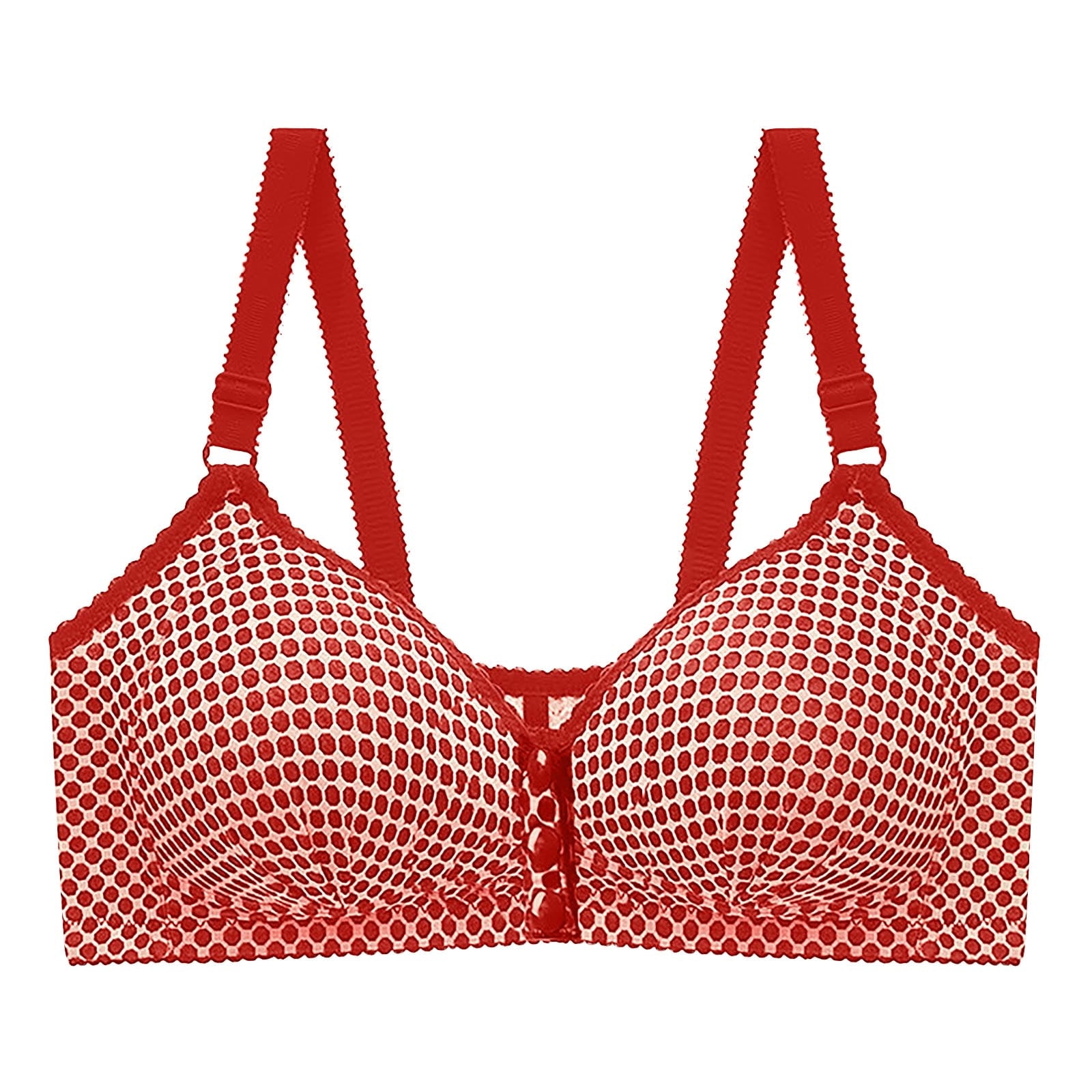 SMihono Daisy Bras for Older Women No Underwire Full Coverage Soft Bras ...