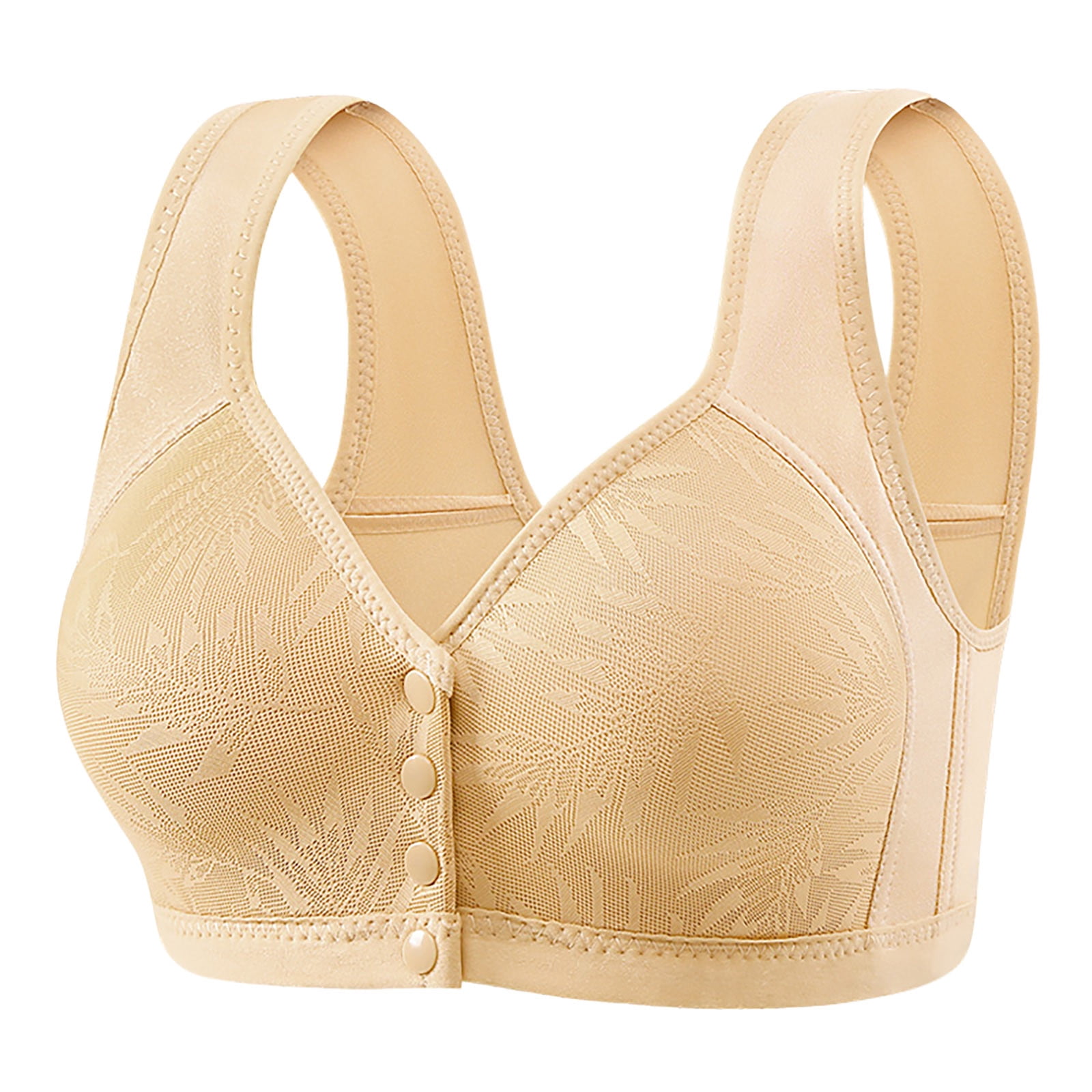 SMihono Fashion Daisy Bra for Women Seniors Front Snap Closure Bras ...