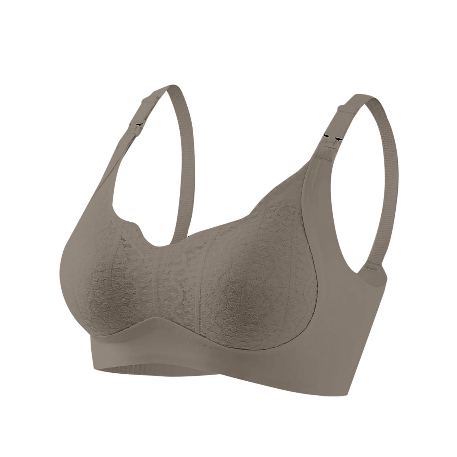 SMihono Front Closure Nursing Clasp Bras Seamless Breastfeeding ...