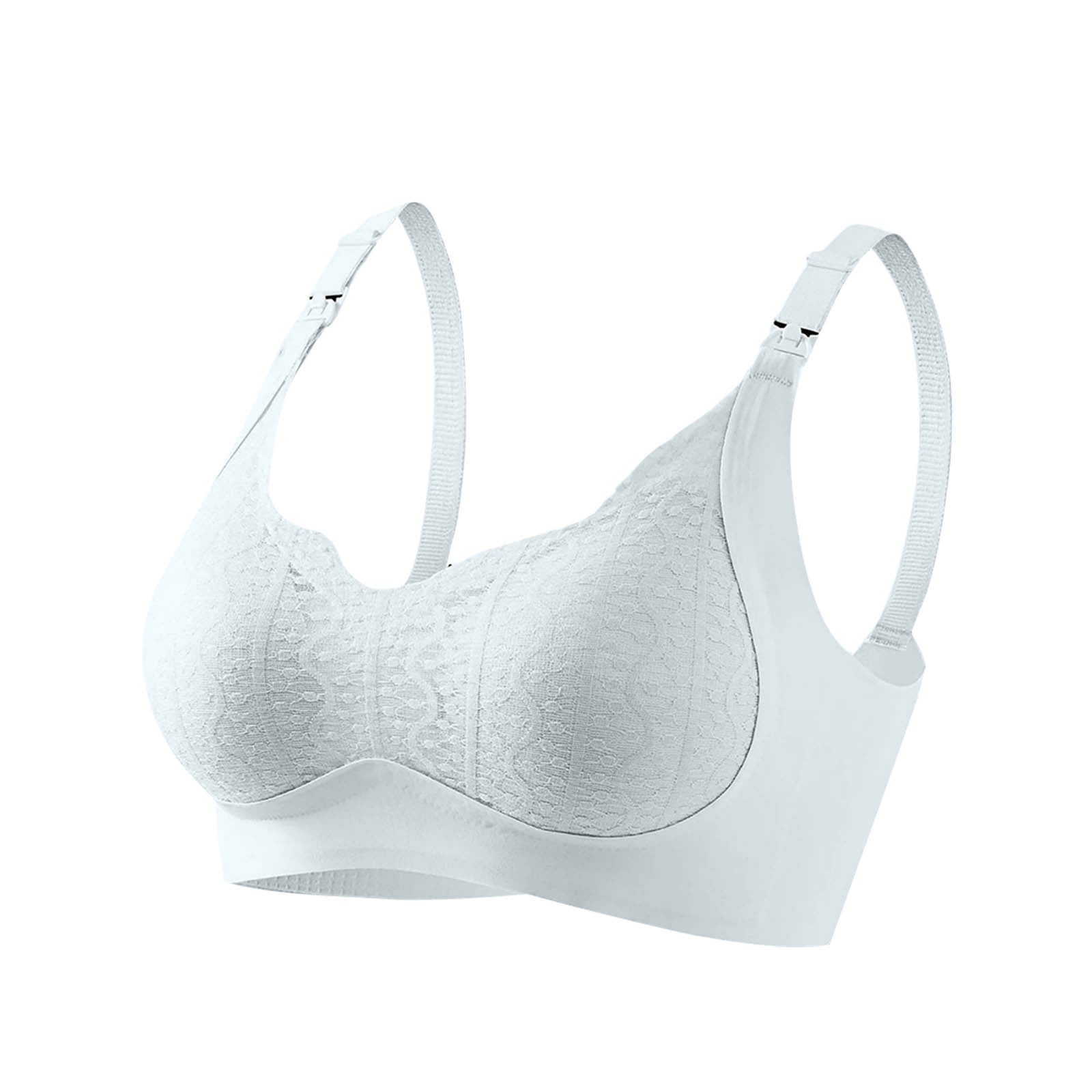SMihono Front Closure Nursing Clasp Bras Seamless Breastfeeding ...
