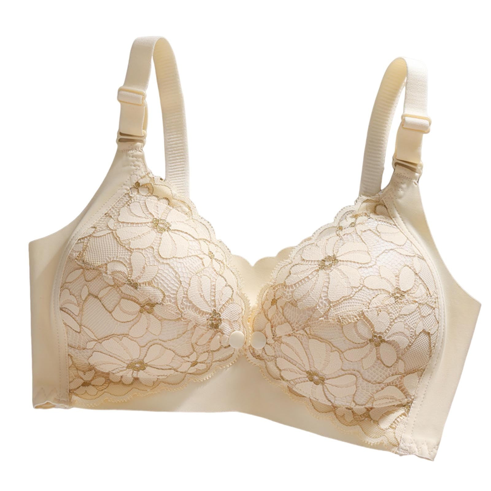 SMihono Lace Nuring Bra Front Closure Maternity Nursing Bras for ...