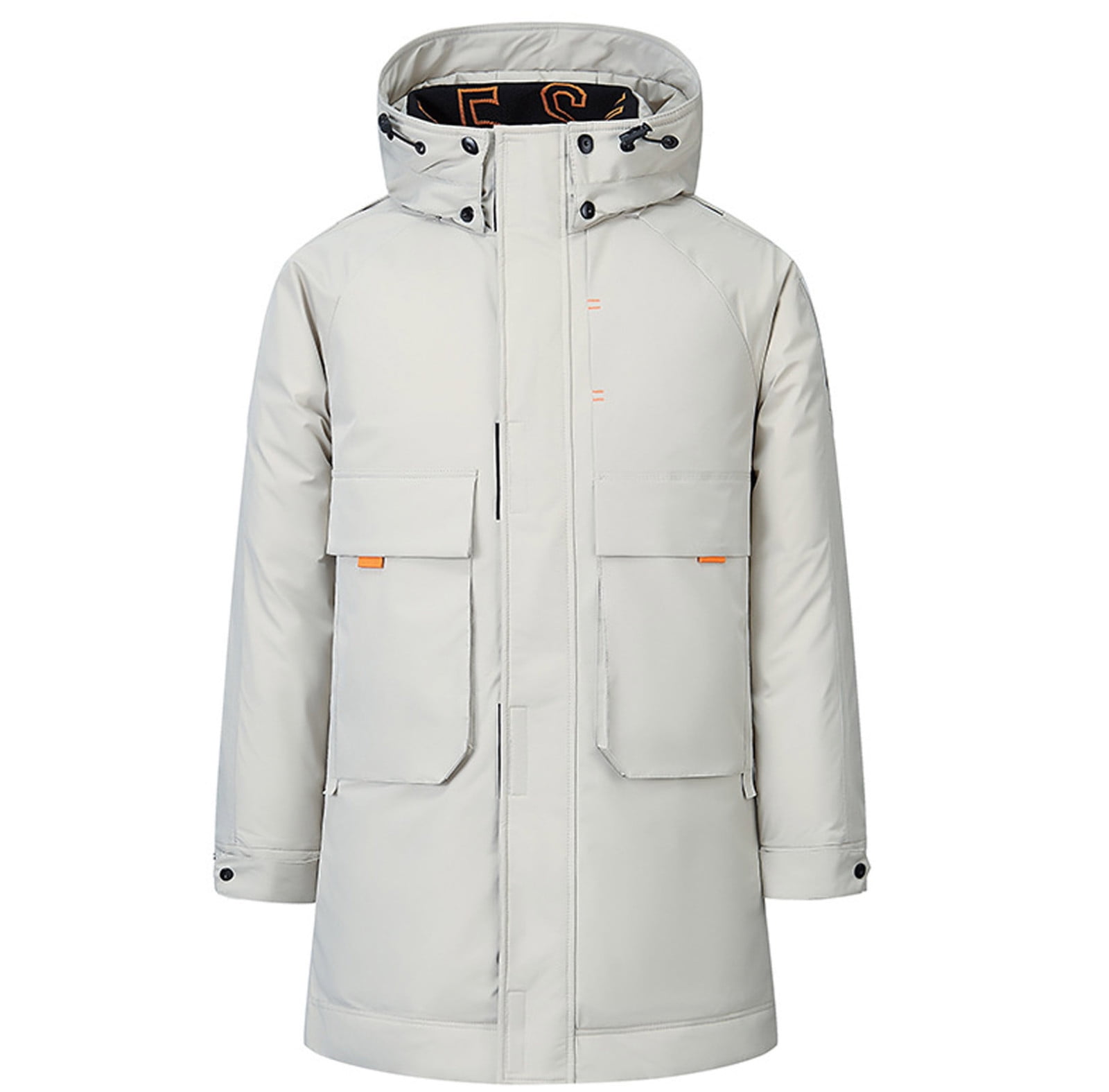 SMihono New Men's Fashion Hooded Down Jacket Outdoor Overalls With ...