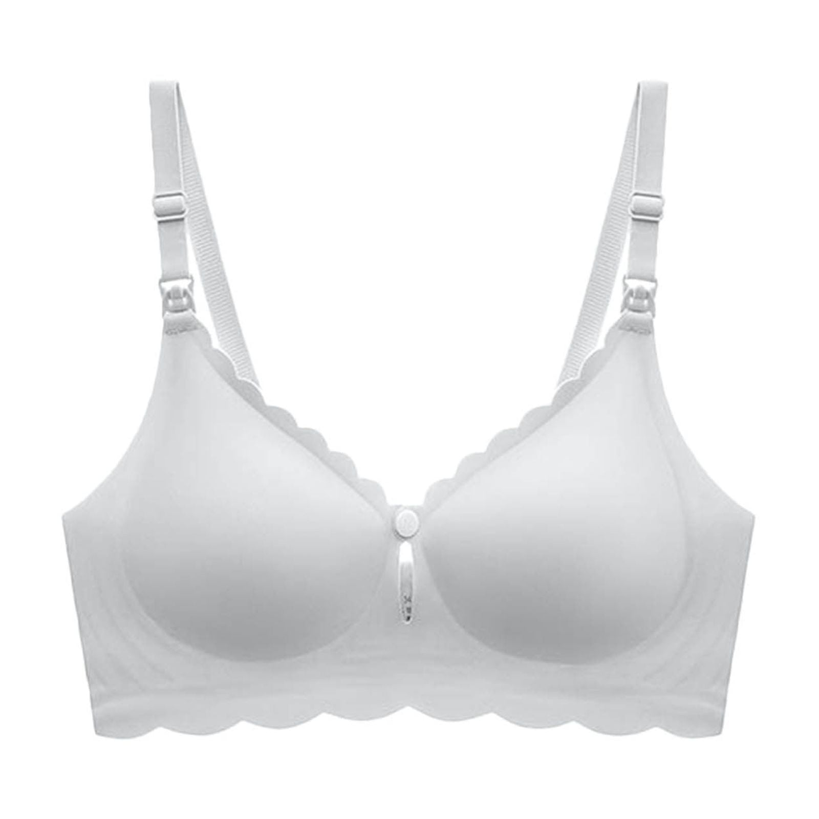 SMihono Nursing Bras for Breastfeeding, Jelly Strip Support Maternity ...