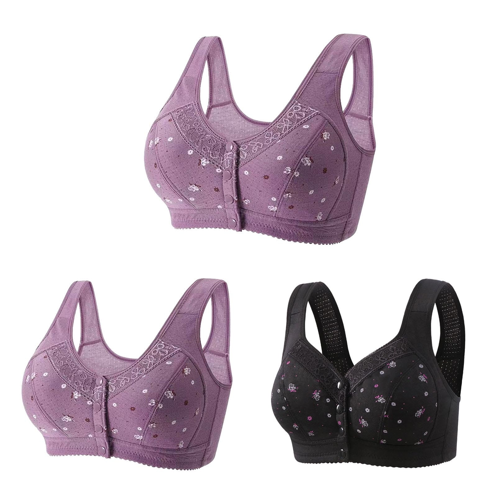 SMihono Trendy 3 Pack Daisy Bras, Daisy Bra for Seniors, Daisy Bras for ...
